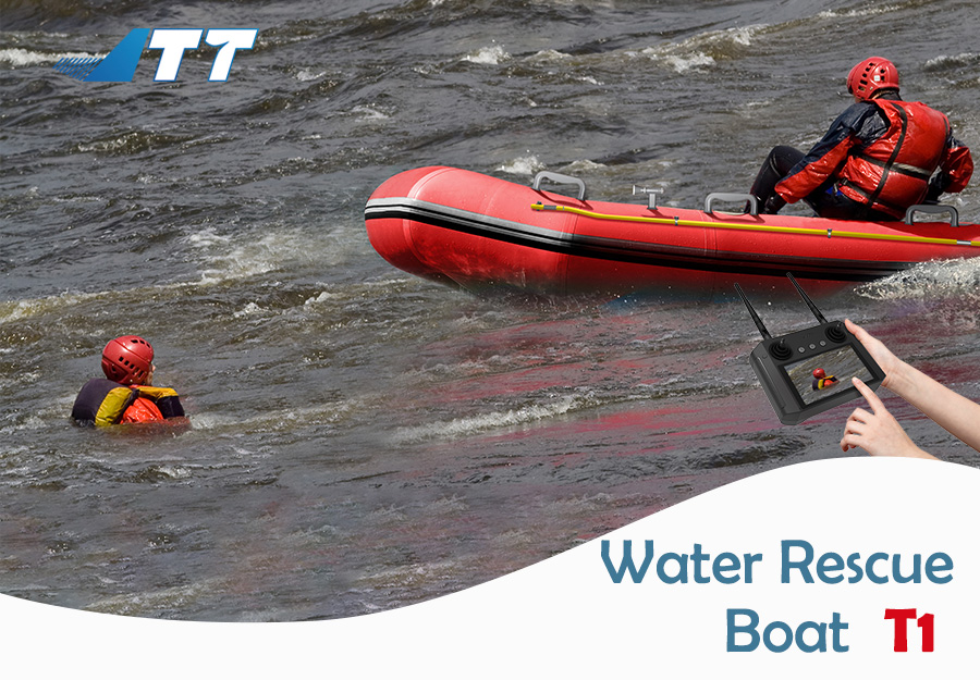 Unmanned Inflatable Remote Controlled Water Rescue Boat T1 Suppliers ...